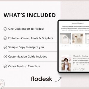 Flodesk Template, Email Template, Email Newsletter, Flodesk Newsletter ...