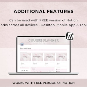 Notion Template Online Course Planner - Course Creator - Online Course ...