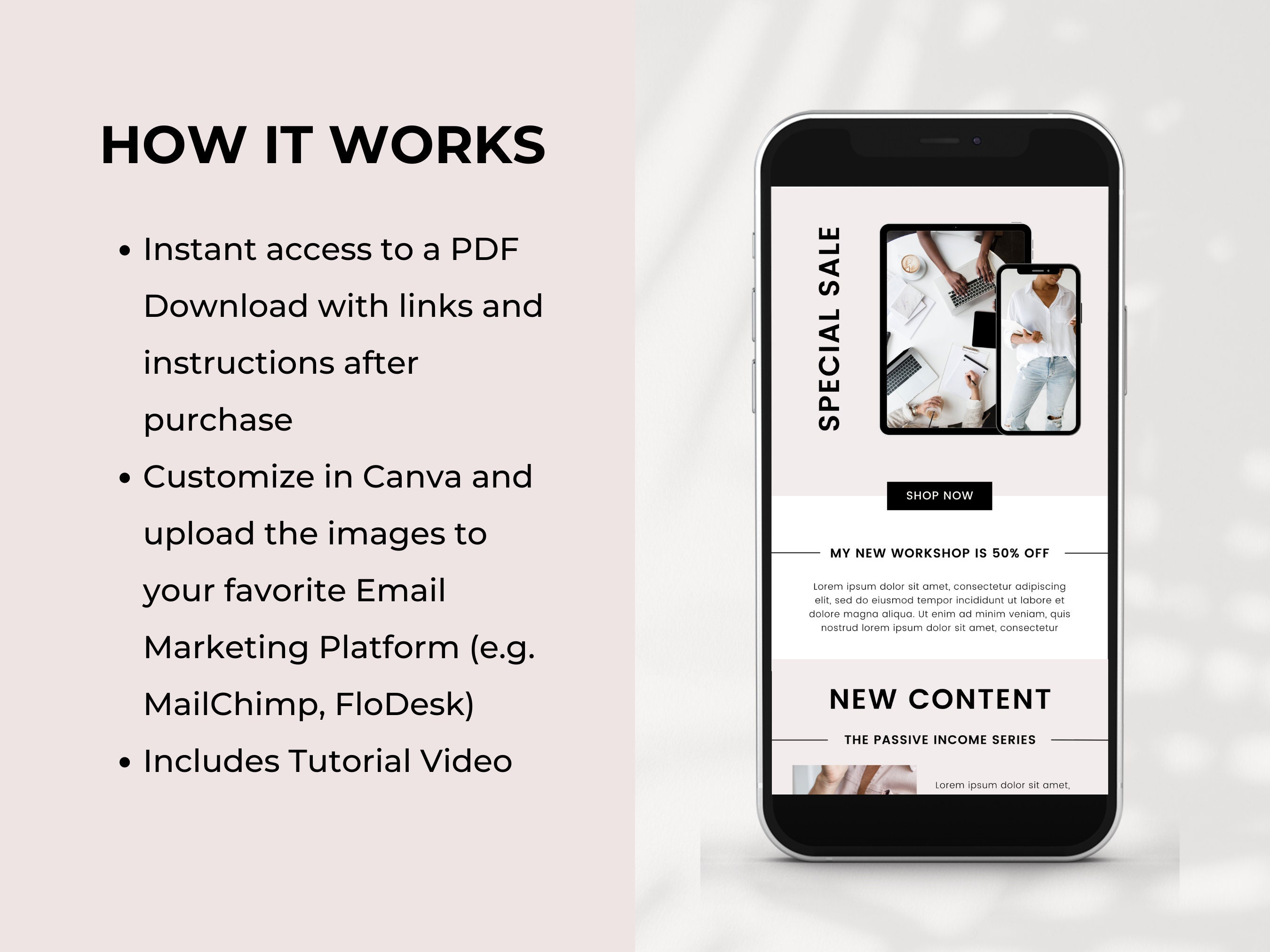 Email Marketing Canva Template Bundle Newsletter Canva - Etsy