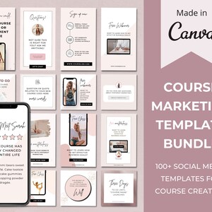 Instagram Templates for Course Creators Canva Course Marketing Template ...