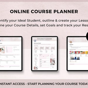 Notion Template Online Course Planner - Course Creator - Online Course ...