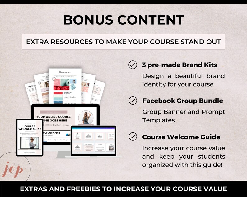 Ultimate Course Creator Template Bundle Slide Deck Workbook - Etsy