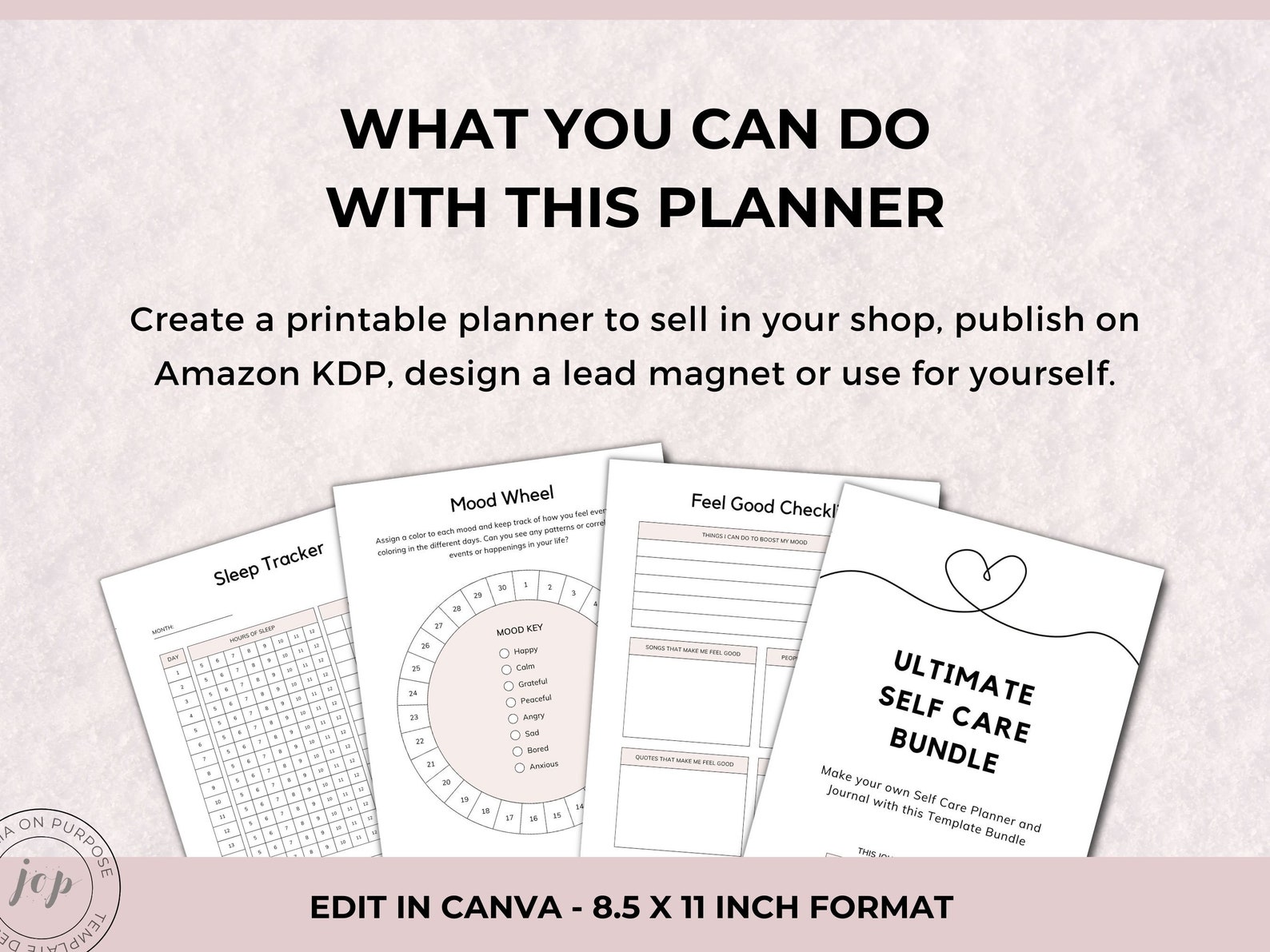 Self Care Planner Canva Template Self Care Journal Canva - Etsy