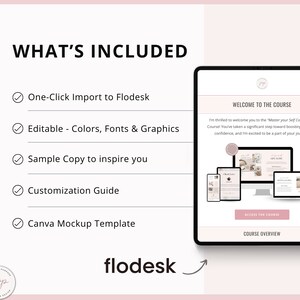 Flodesk Template, Course Onboarding Email Template, Course Welcome ...