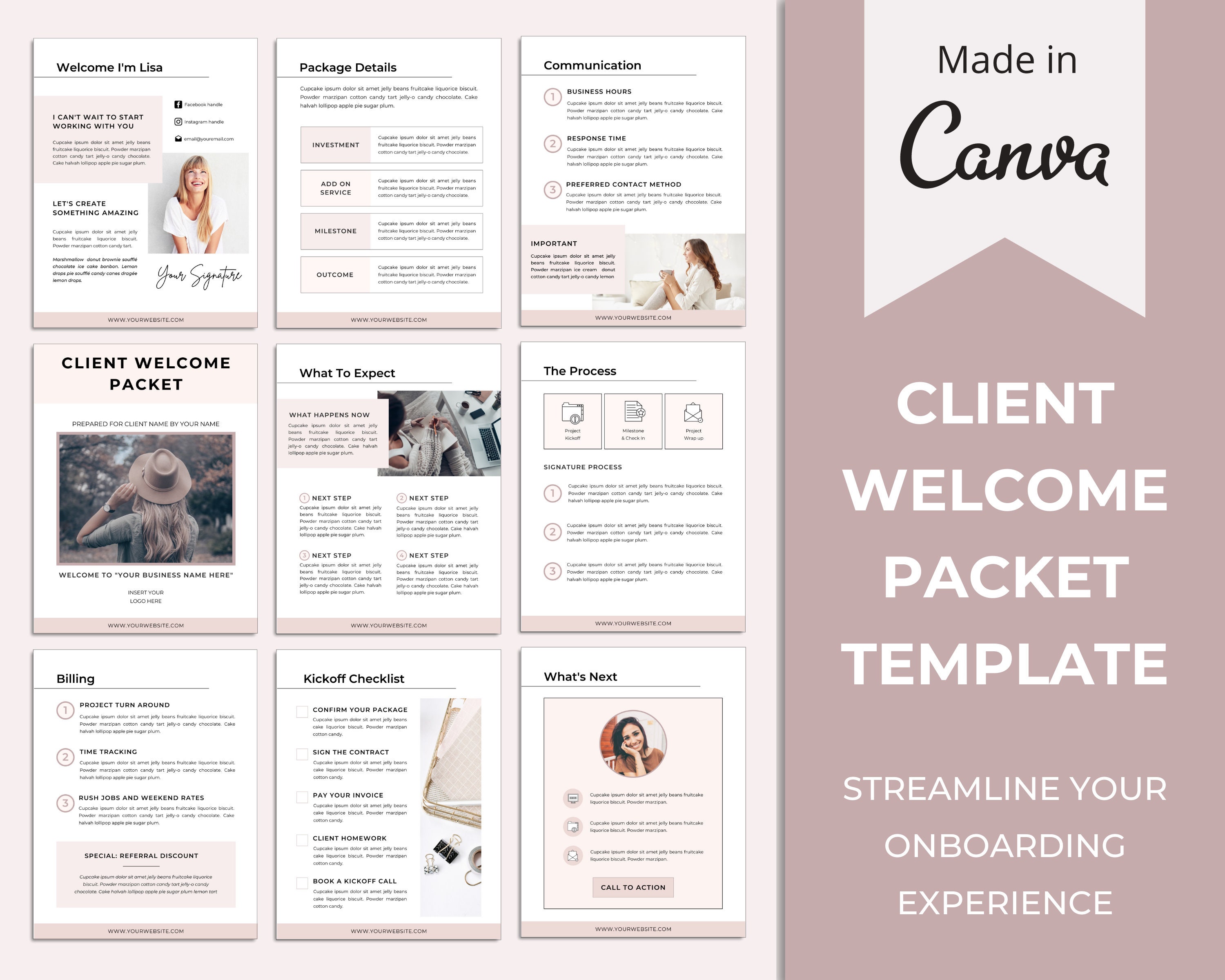 Virtual Assistant Welcome Packet Template Free