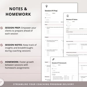Coaching Client Portal Notion Template, Coach Client Onboarding in Notion Template for Coaches ...