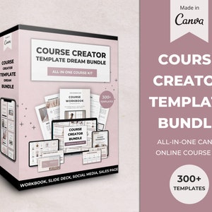 Ultimate Course Creator Template Bundle Slide Deck Workbook Sales Page ...