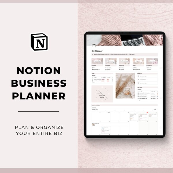 Notion Second Brain, Notion Dashboard, Notion Template 2023, Notion Planner, Notion All in One ...