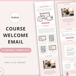 Flodesk Template, Course Onboarding Email Template, Course Welcome ...