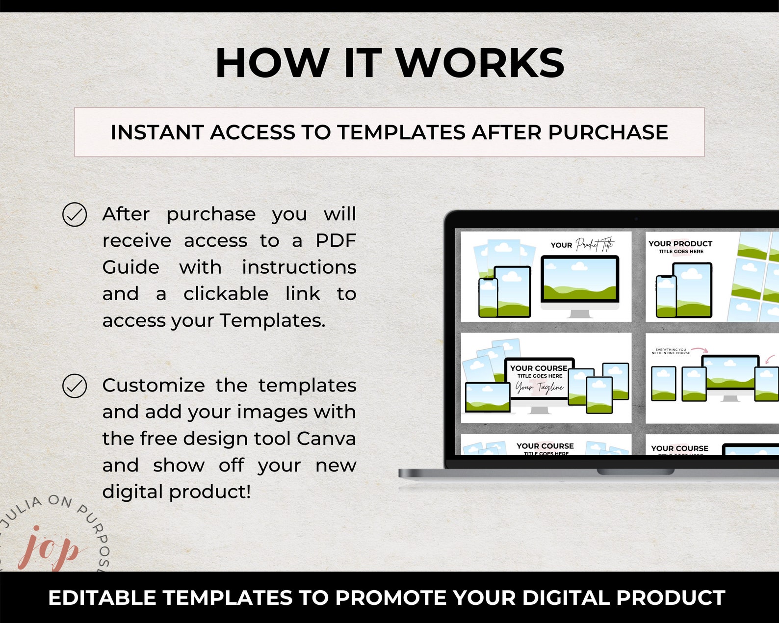 Online Course Mockup Templates Digital Product Tech Mockups Canva ...
