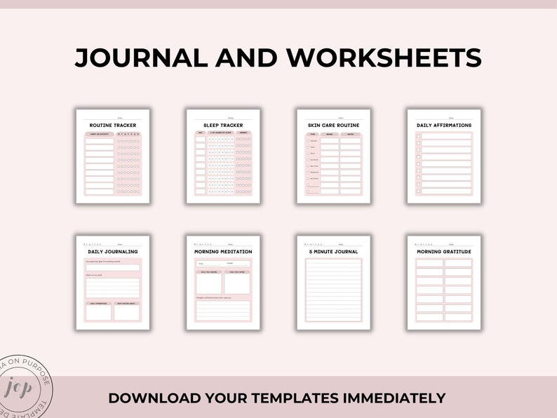 Morning Routine Planner Canva Template Morning Journal - Etsy UK