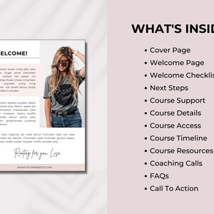Course Onboarding Guide Canva Template, Course Welcome Guide, Student ...