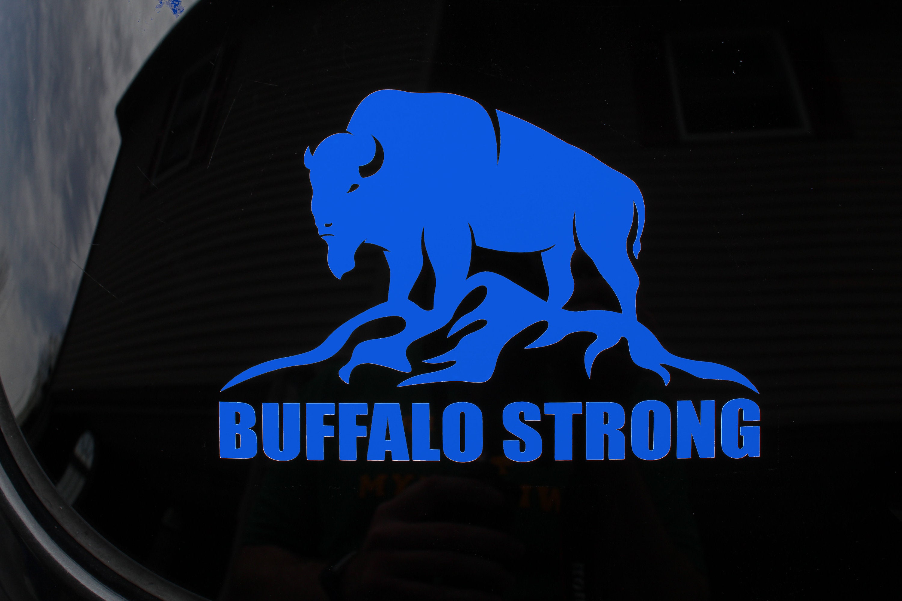 6 Inch BUFFALO STRONG Buffalo NY Decal Standing Buffalo - Etsy