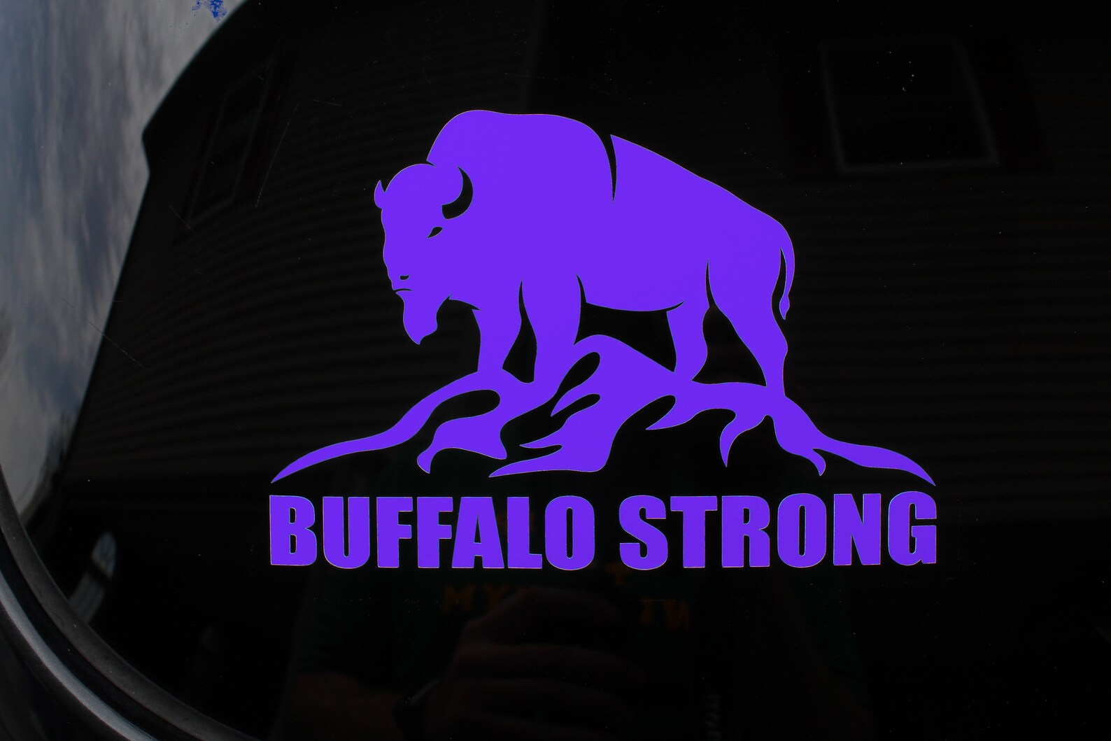 6 Inch BUFFALO STRONG Buffalo NY Decal Standing Buffalo - Etsy
