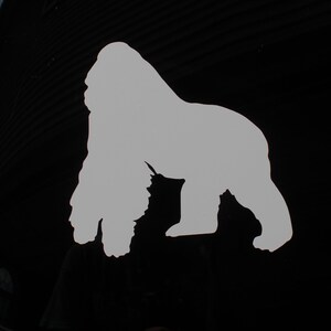Silverback Gorilla Decal, Car, Window, Laptop, Quality Oracal Vinyl ...