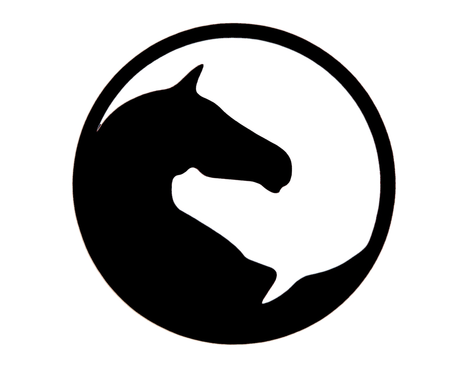 Yin Yang Horse Decal, Oracal Vinyl, Car Window Laptop Sticker - Etsy