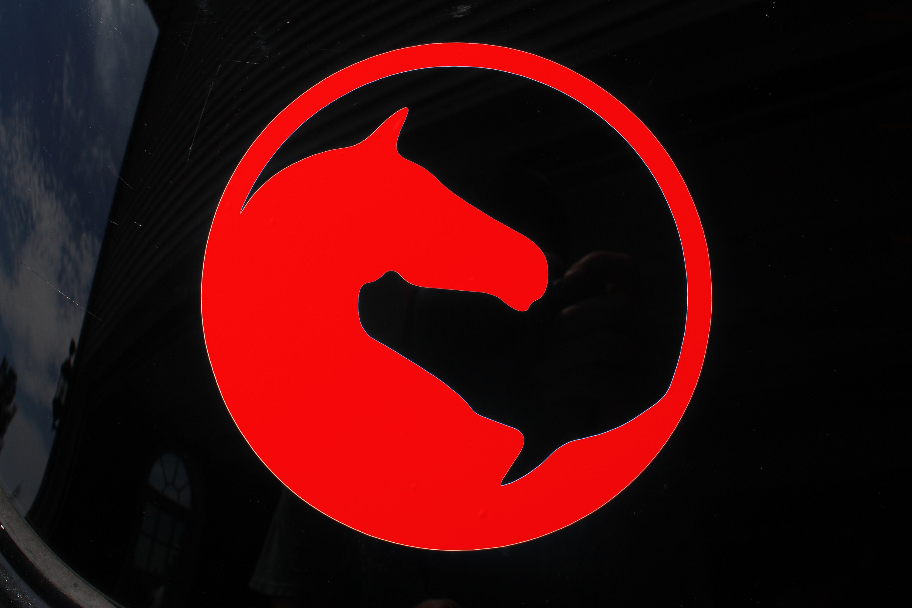 Yin Yang Horse Decal, Oracal Vinyl, Car Window Laptop Sticker - Etsy