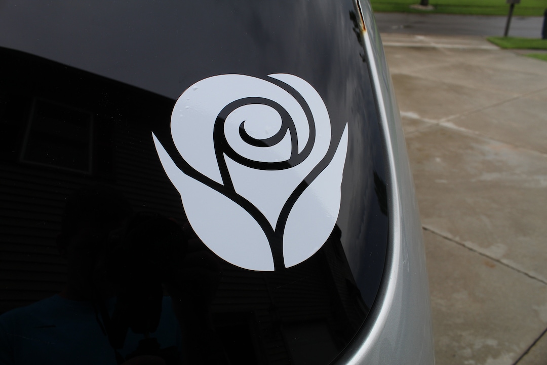 Rose Vinyl Decal, Car, Window, Laptop, Oracle Vinyl (5 Inch) - Etsy