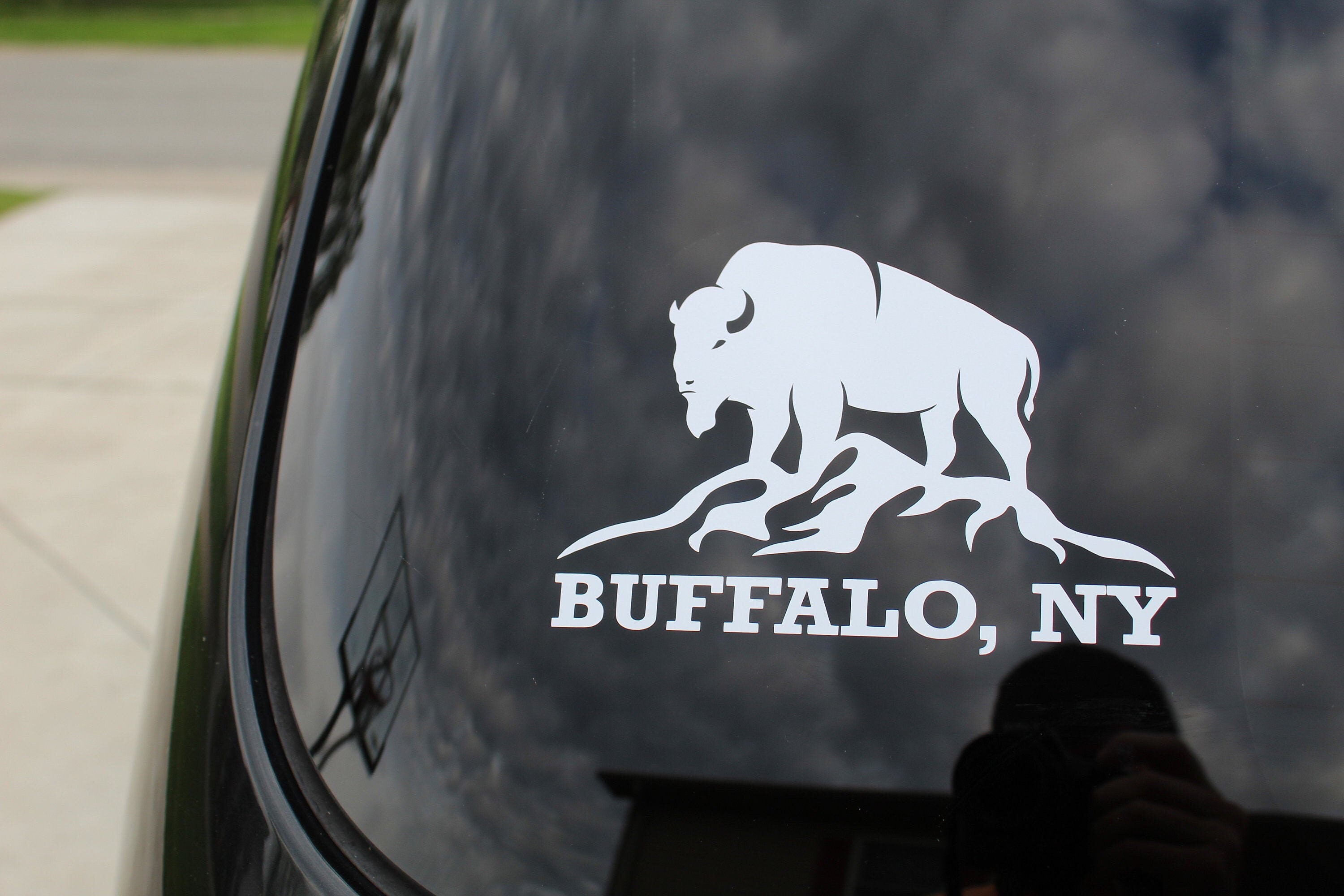 6 Inch Buffalo NY Decal Standing Buffalo Decal for Car - Etsy.de