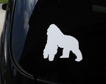 Gorilla Car Decal - Etsy