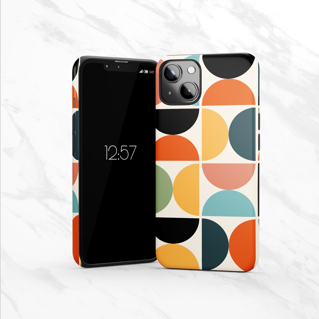 Bauhaus Mid Century Modern Phone Case | Timeless Chic Design for Iphone ...