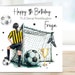 Personalised Girls Football Card, Football Card for Daughter ...