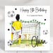 Personalised Girls Football Card, Football Card for Daughter ...