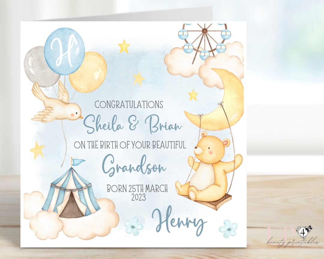New Grandparents Card, Congratulations on Becoming Grandparents, New ...