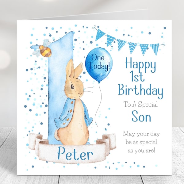 Peter Rabbit Card - Etsy UK