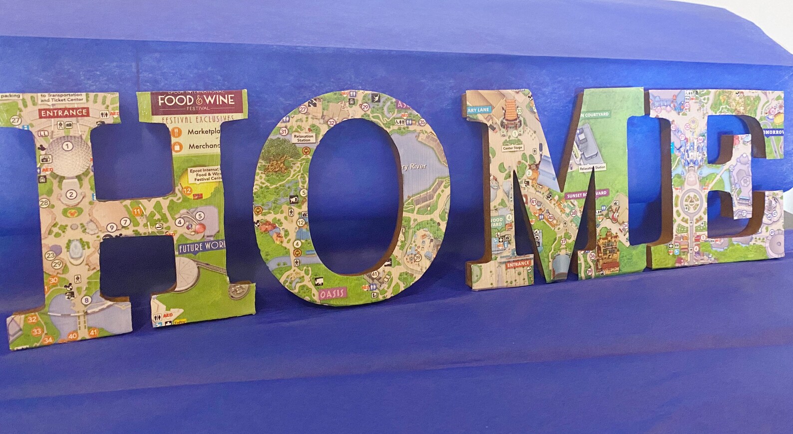 Handmade Disney World Sign Letters, Walt Disney World, Disneyland ...