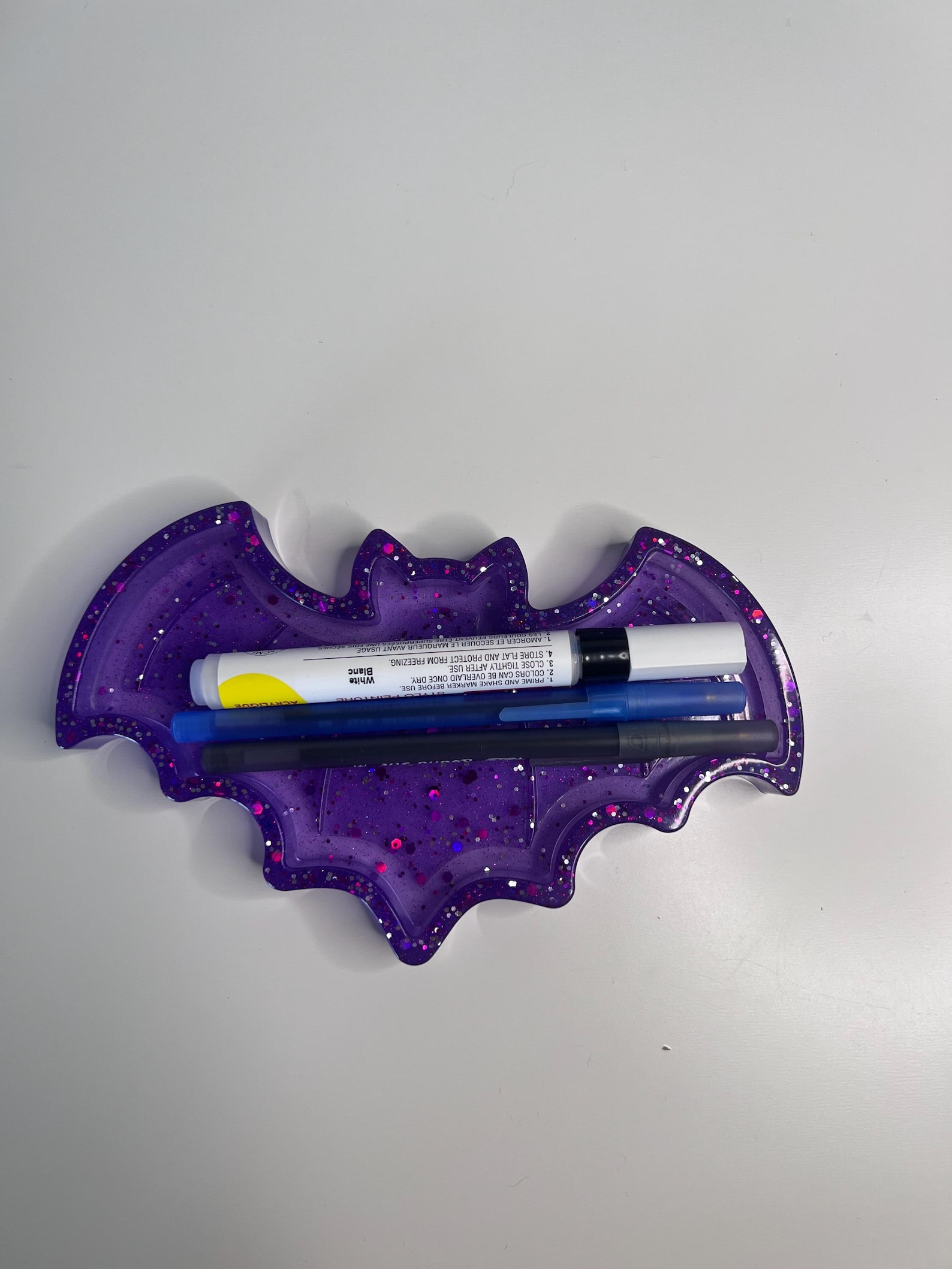 Bat Trinket Dish, Halloween Holder, Bat Organizer Dish - Etsy