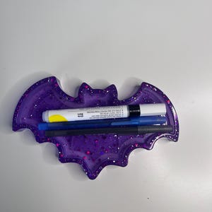 Bat Trinket Dish, Halloween Holder, Bat Organizer Dish - Etsy