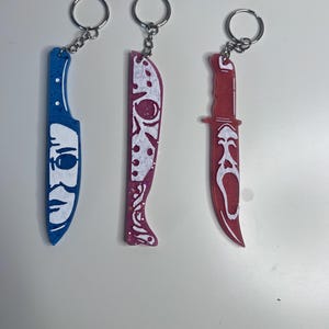 Horror Icon Keychains, Slasher Icons, Horror Movie Characters ...