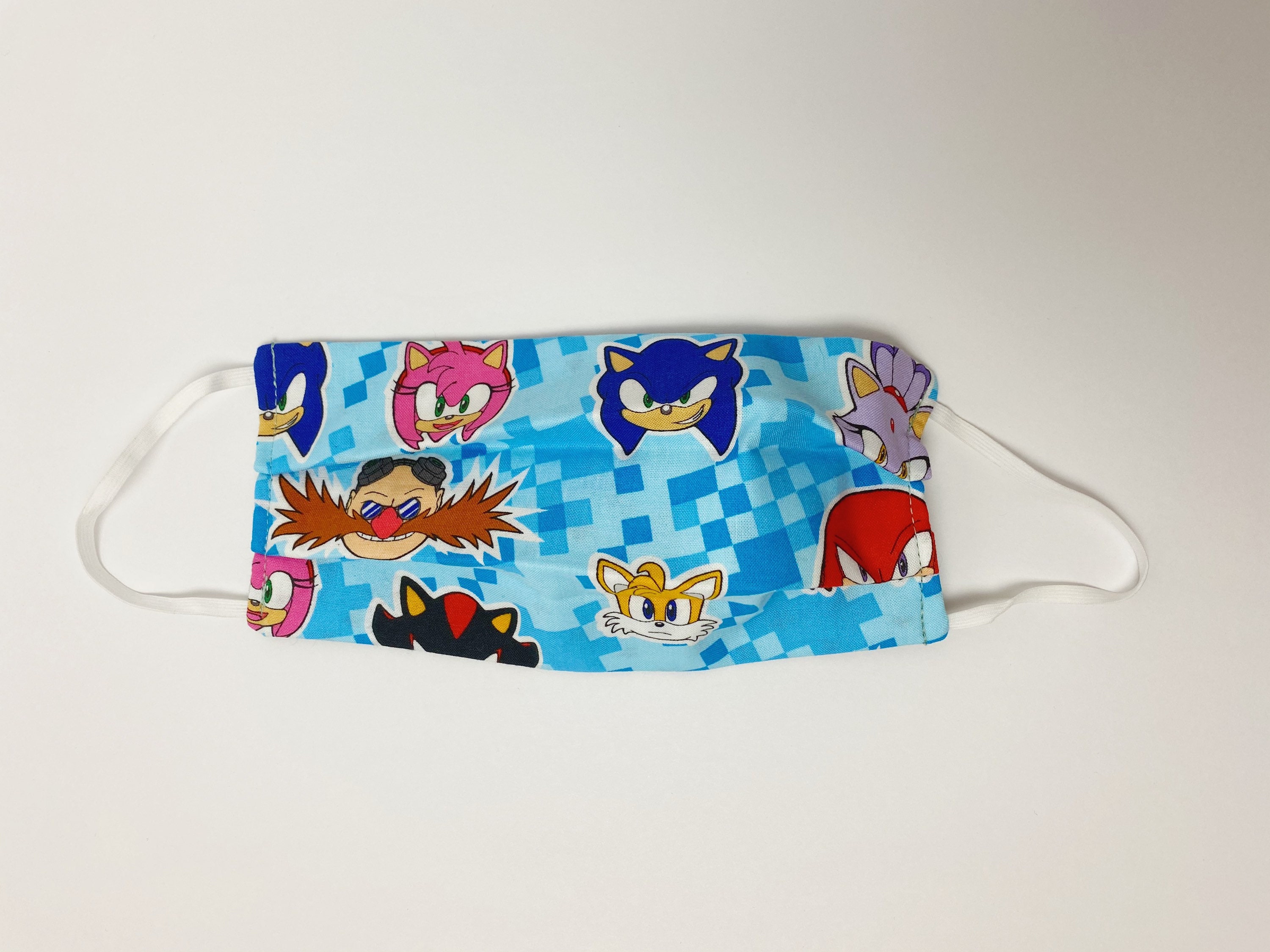 Sonic the Hedgehog Face Mask / Reusable / Washable / Cotton / | Etsy