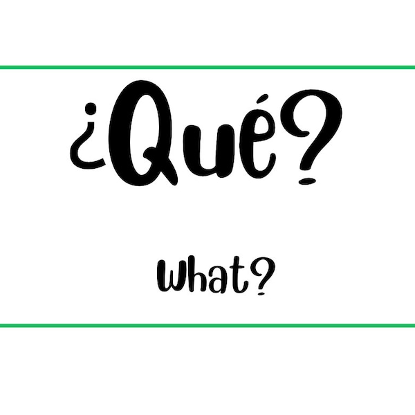 Spanish Words - Etsy