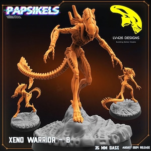 Aliens Xenomorph Warriors Resin Miniatures Papsikels - Etsy