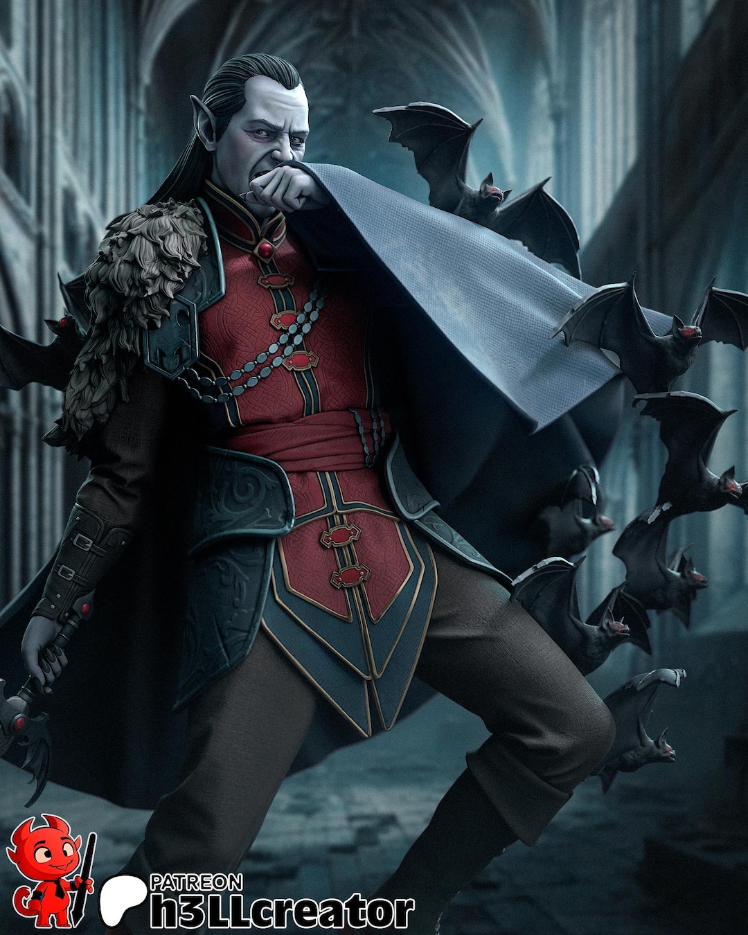 Strahd Von Zarovich From the Curse of Strahd (fan Art) | Full Model or ...