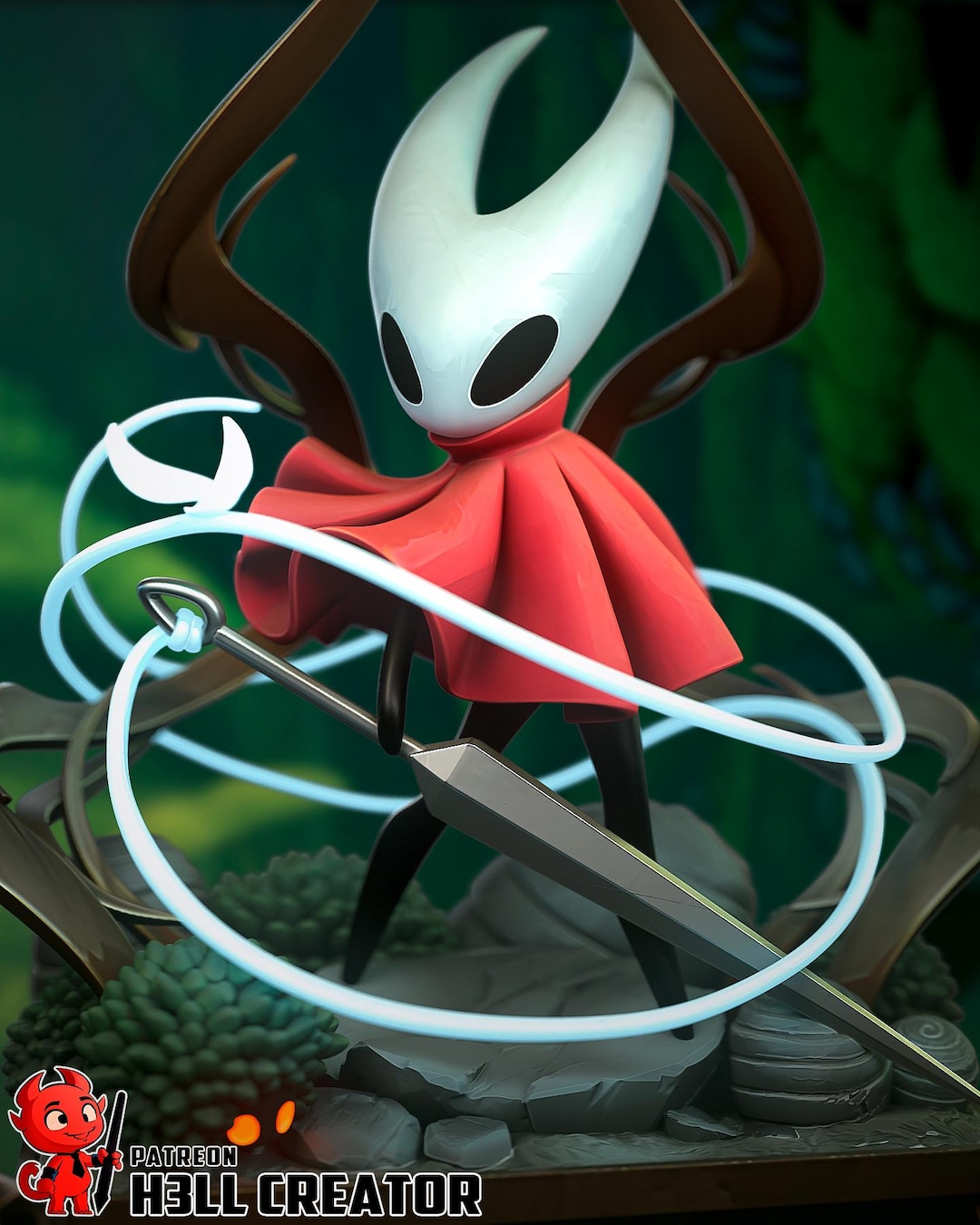 Hornet From Hollow Knight - Silksong (fan Art) | Full Model | Miniature ...
