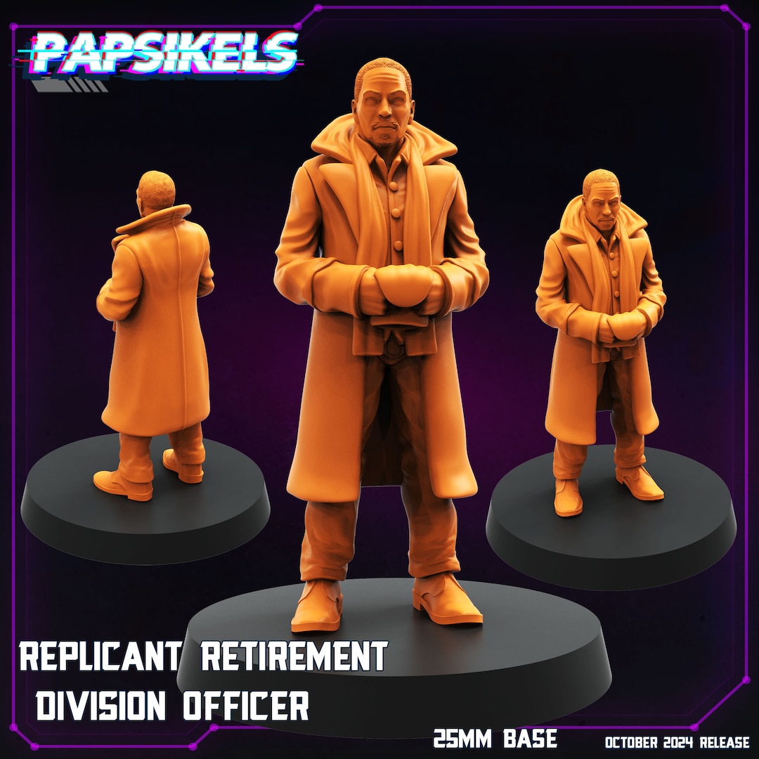 Cyberpunk, Blade Runner, Replicant Retirement Division Officer ...