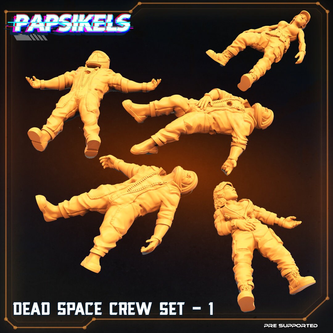 Dead Space Crew - Set of 5 - Papsikels, 32mm Mini - Etsy