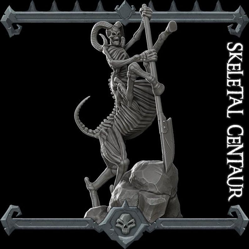 Skeletal Centaur | Undead Collection | Rocket Pig Games | Miniatures ...