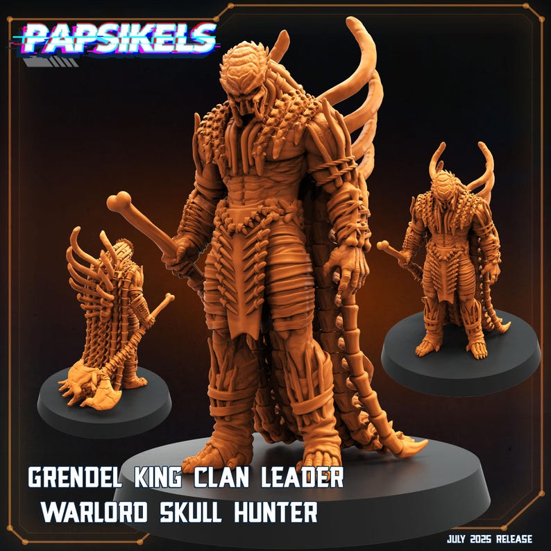 Predator Grendel King Resin Miniature Papsikels - Etsy Australia