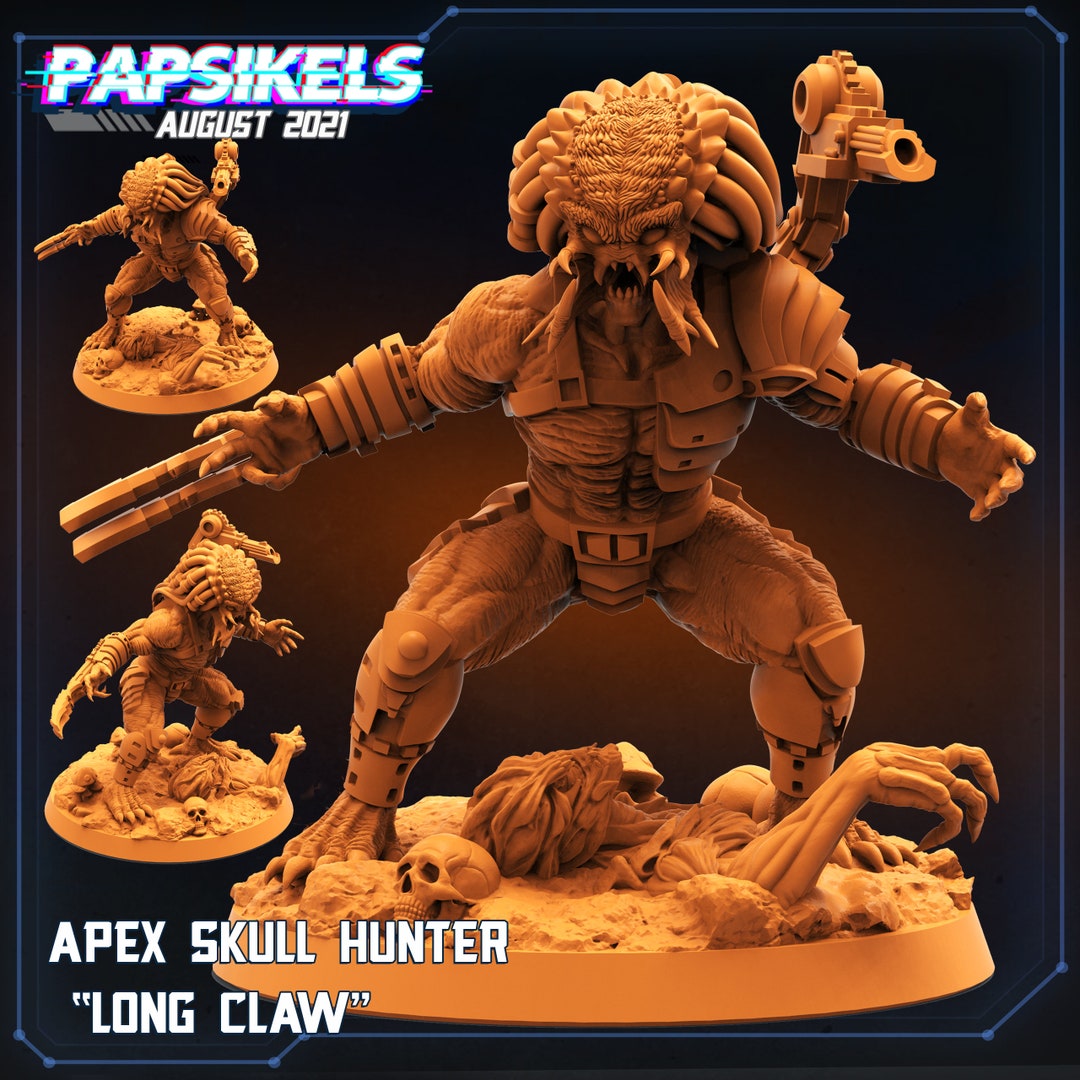 Skull Hunters Apex Skull Hunter Long Claw, Papsikels, Resin - Tabletop ...