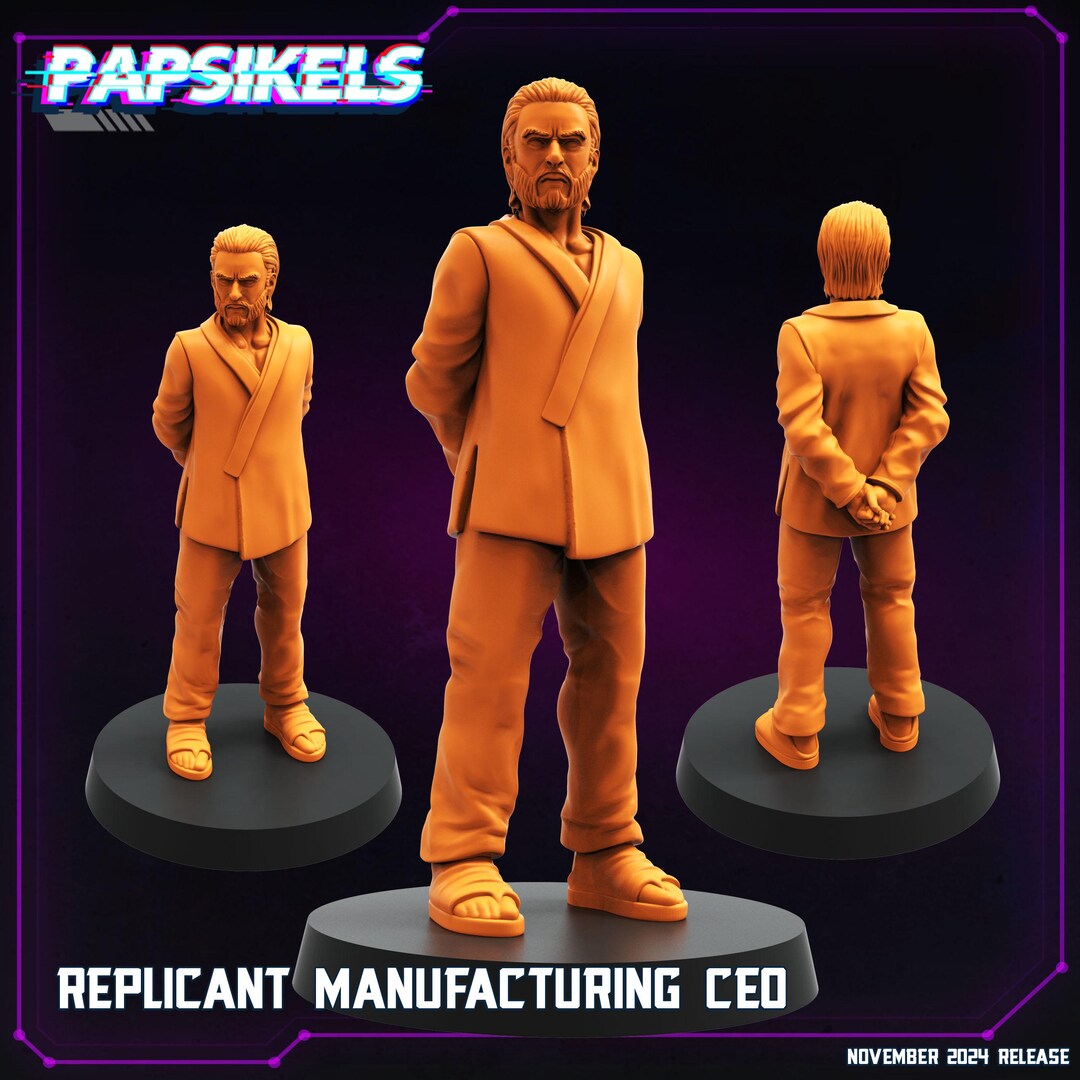 Cyberpunk, Blade Runner Replicant Manufacturing CEO, Papsikels, 32mm ...