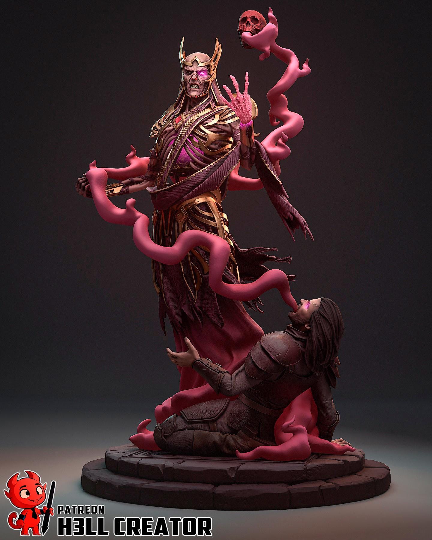 Vecna the Arch-lich From Dungeons & Dragons (fan Art) | Full Model or ...