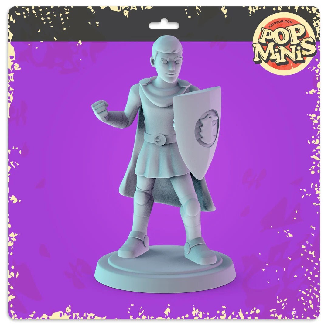 Eric the Cavalier | 12 - Dungeons and Dragons Cartoon | 32mm Scale ...