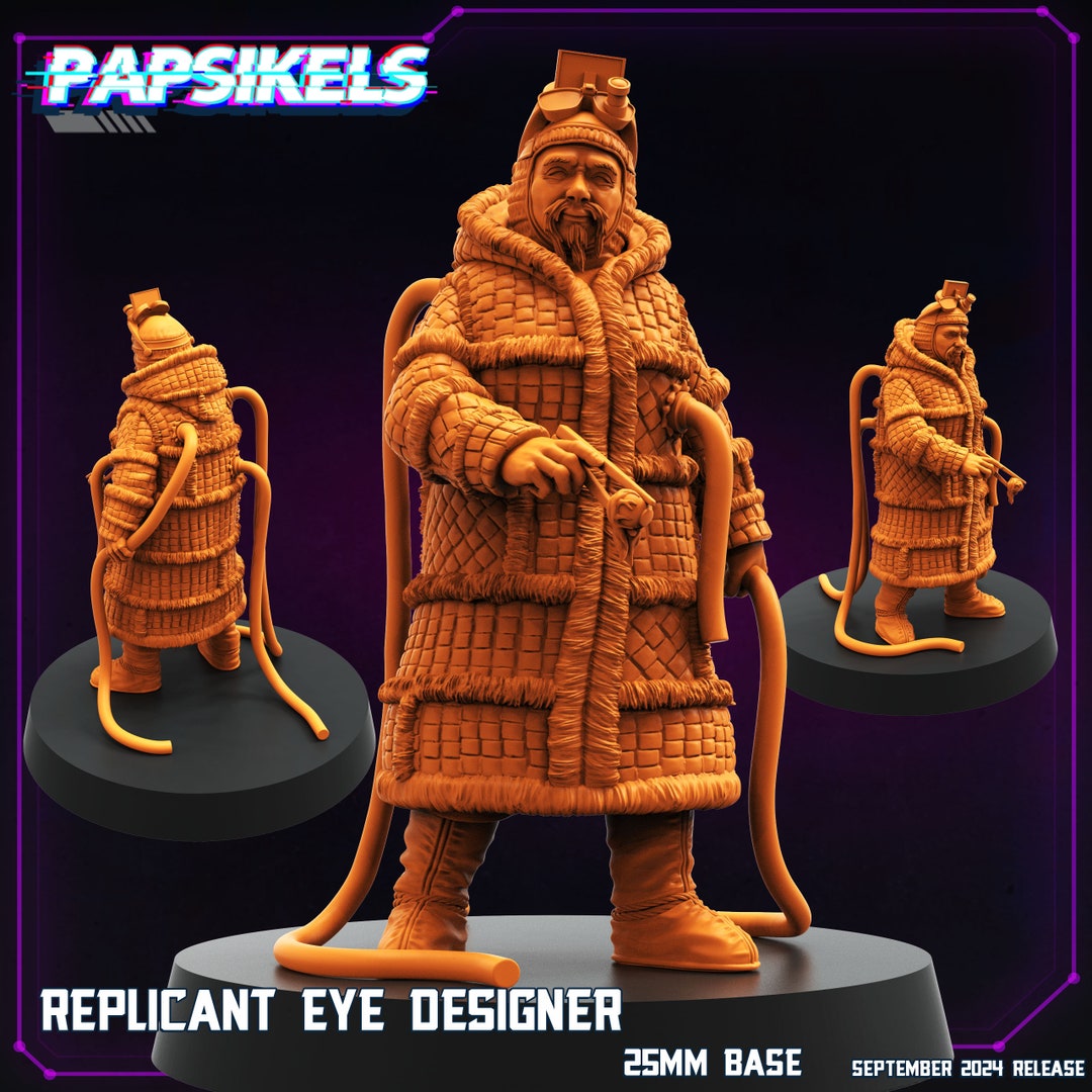 Cyberpunk, Blade Runner Nexus 6 Replicant Eye Designer, Papsikels, 32mm ...