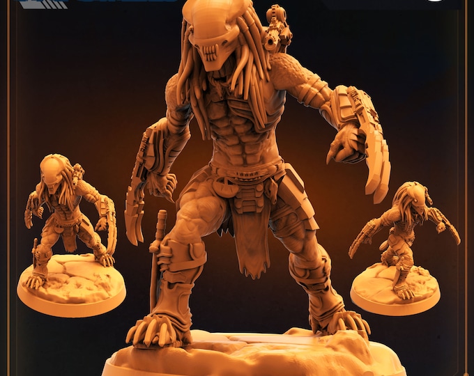 Skull Hunters One Page Rule Army Serpent Skull Hunter, Papsikels, Resin ...