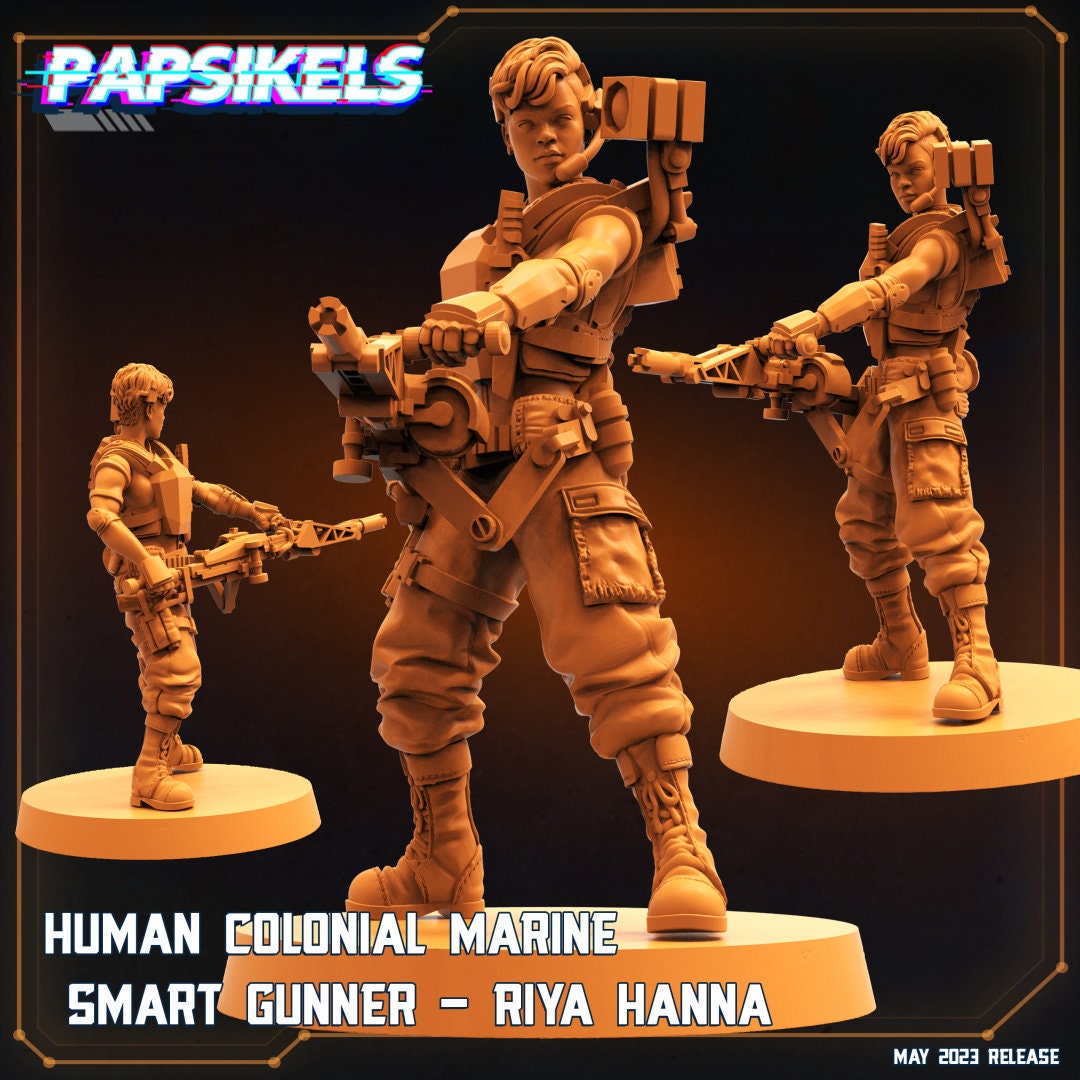 Alien Wars, Human Colonial Marine Smart Gunner - Riya Hanna, Papsikels ...