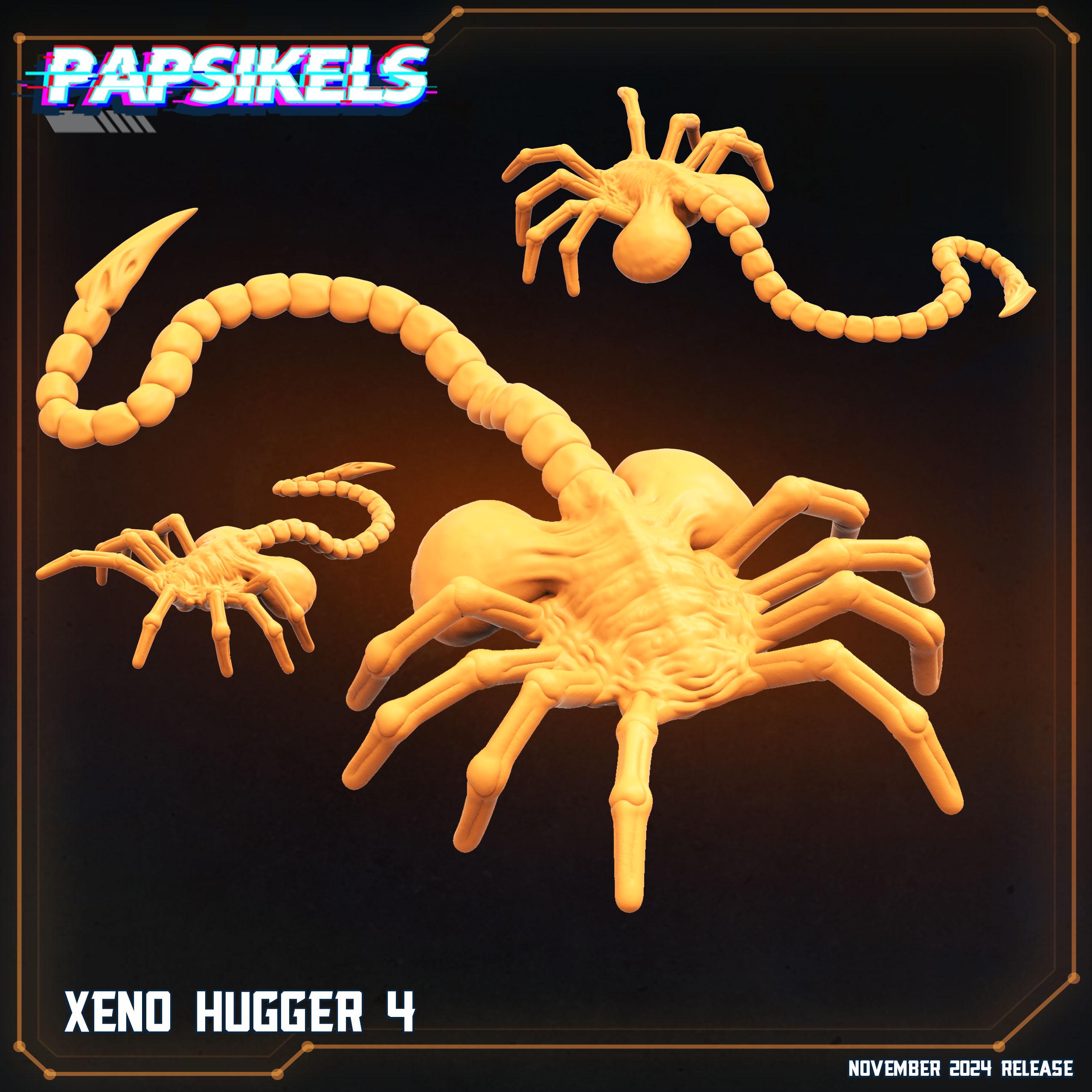 Aliens Vs Humans Execration Romulus, Xeno Huggers Set 1 - 8 Model Set ...